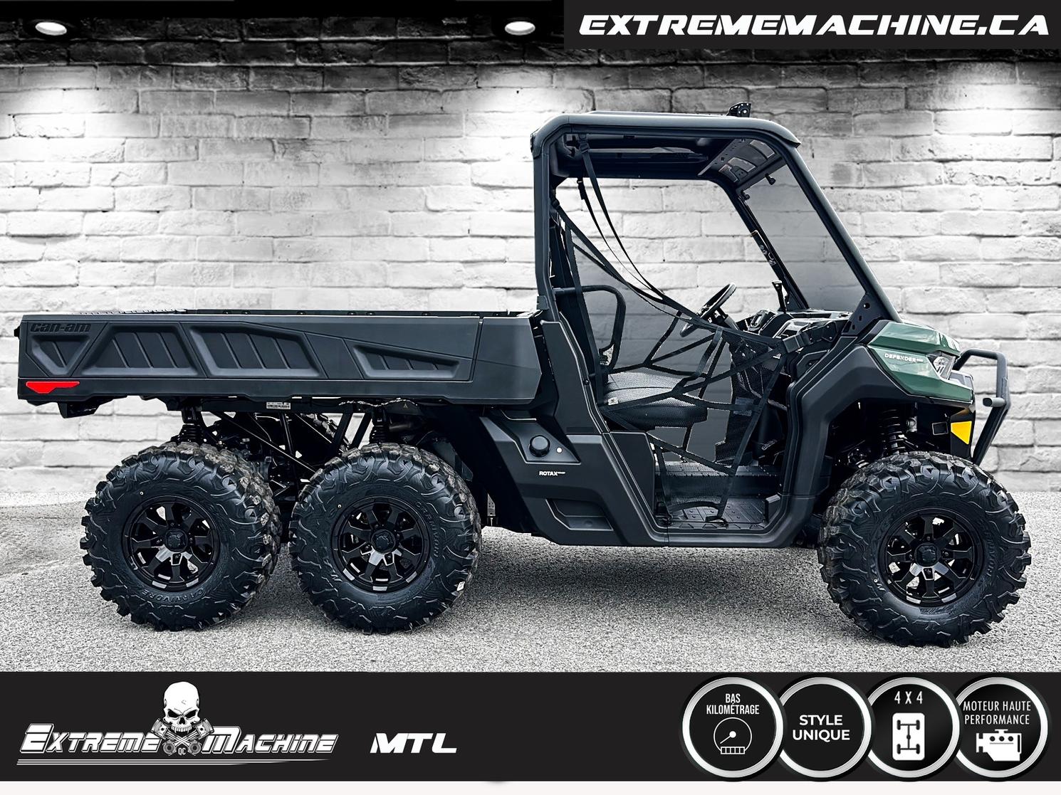 Can-Am DEFENDER HD10 XT 1000 6X6 2400$ DE PNEUS CARNIVOR! 2023 d ...