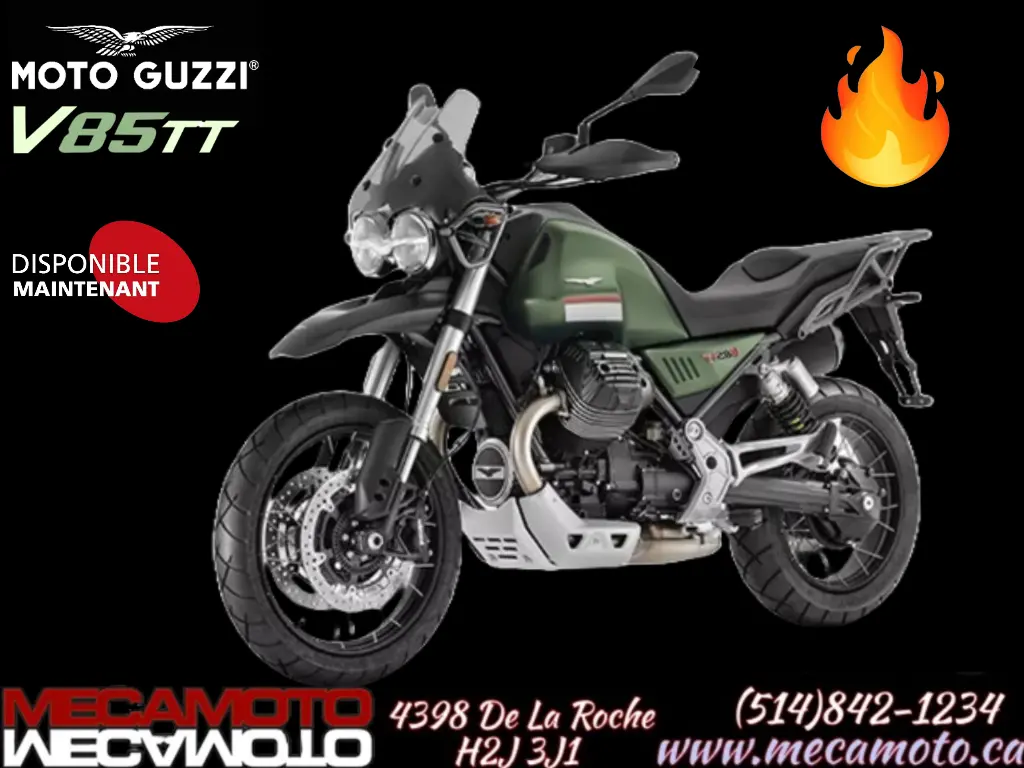 Moto Guzzi V85TT 2023 neuf à Montréal - Mecamoto