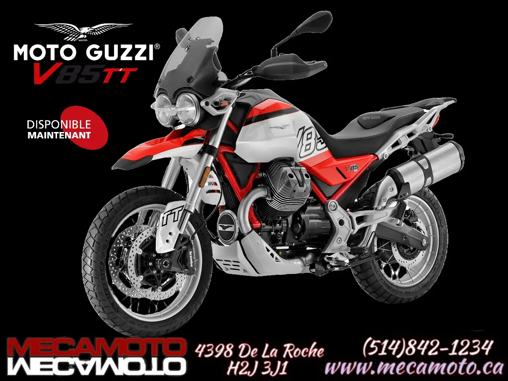 Moto Guzzi V85TT 2025 neuf à Montréal - Mecamoto