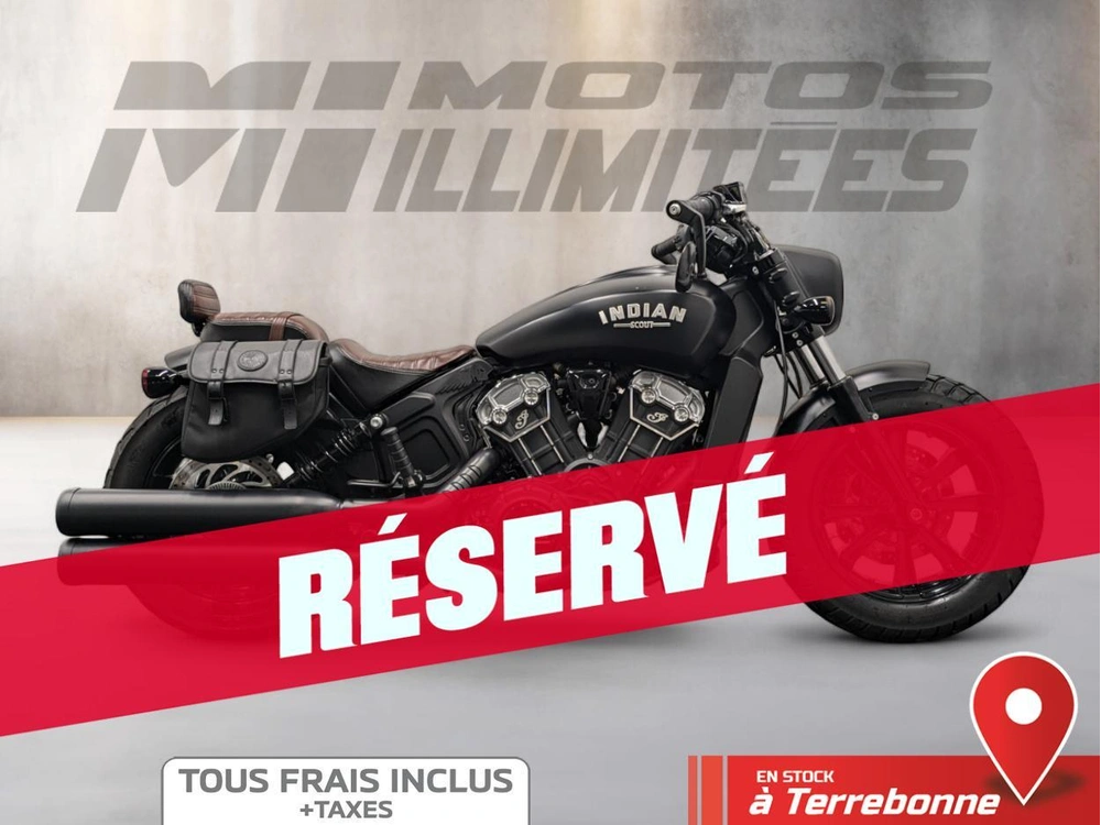 Used 2019 Indian Motorcycle Scout Bobber ABS in Terrebonne