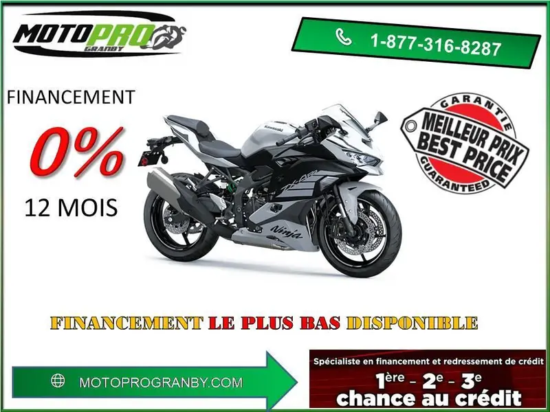 Kawasaki Ninja ZX-4RR 2025 à vendre à Granby | Shop A Ride